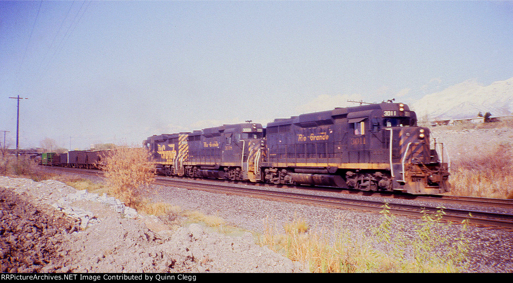 DRGW 3011,NOVEMBER 1992.